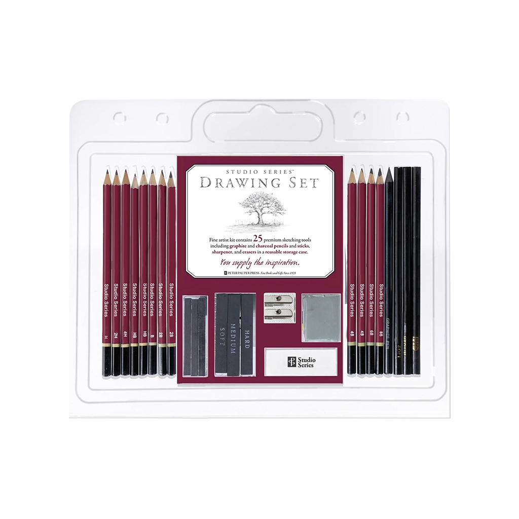 Studio Series 25-Piece Sketch & Drawing Pencil Set